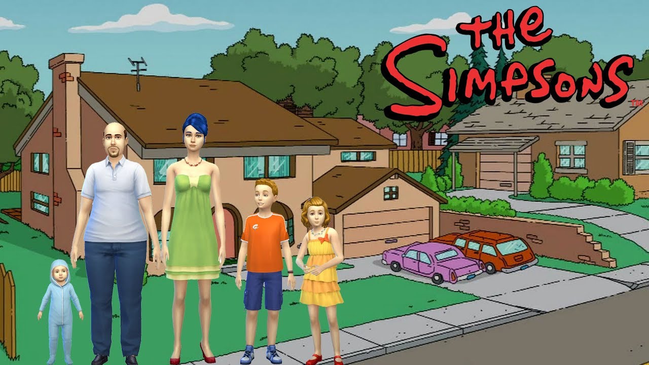 The Simpson | Famous Families | The sims 4 CAS - YouTube