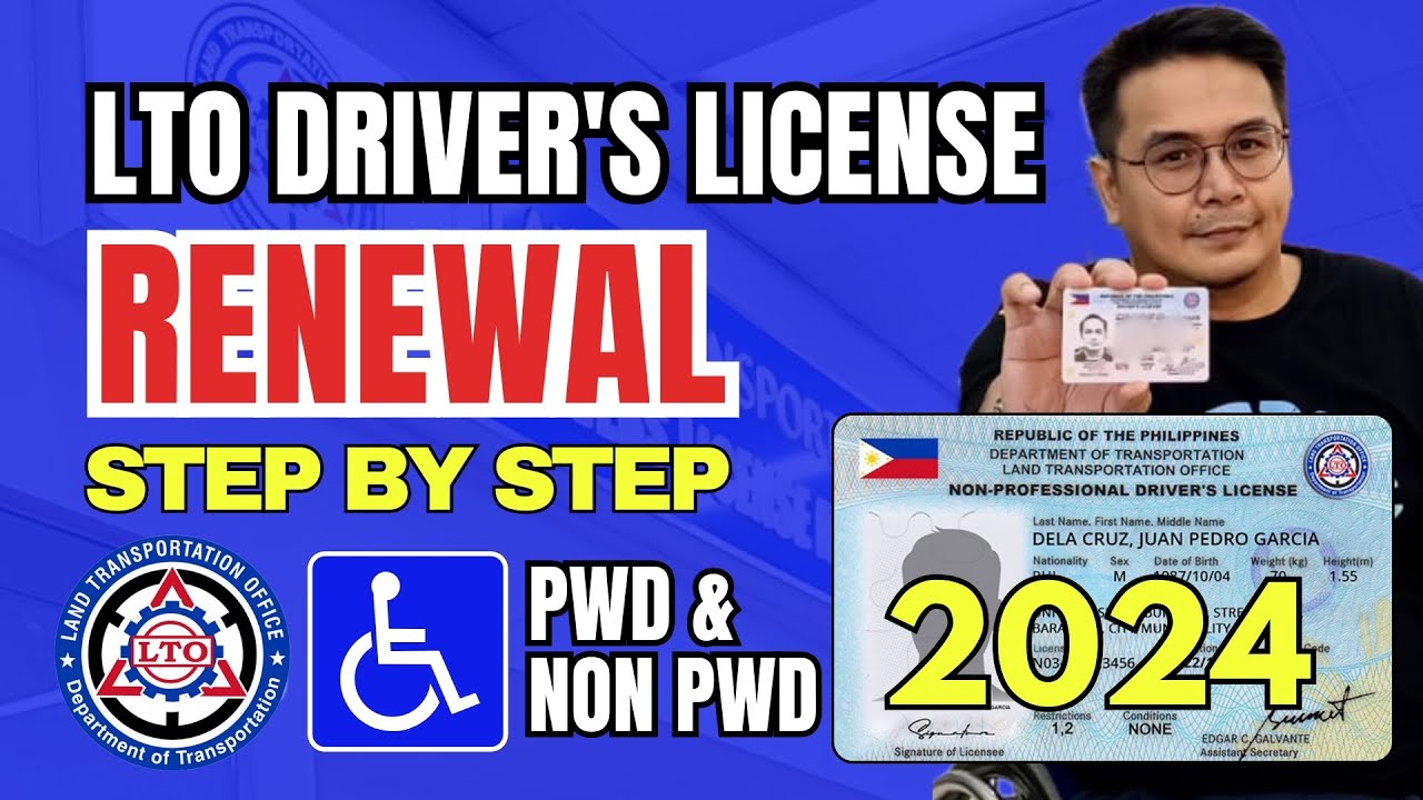 How to Renew Driver's License LTO | Paano MagRenew ng Driver's License ...