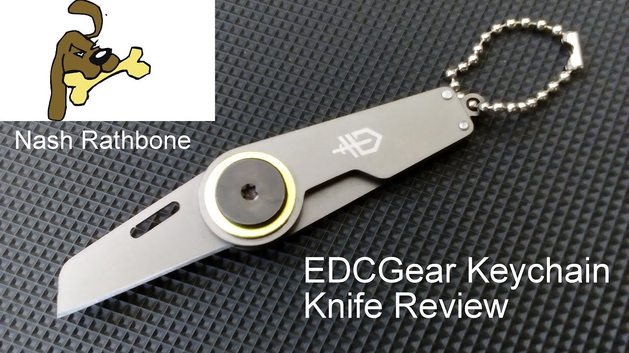 EDCGear Keychain Knife Review - YouTube