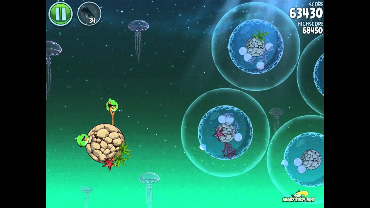 Angry Birds Space Pig Dipper 6-13 Walkthrough 3-Star - YouTube