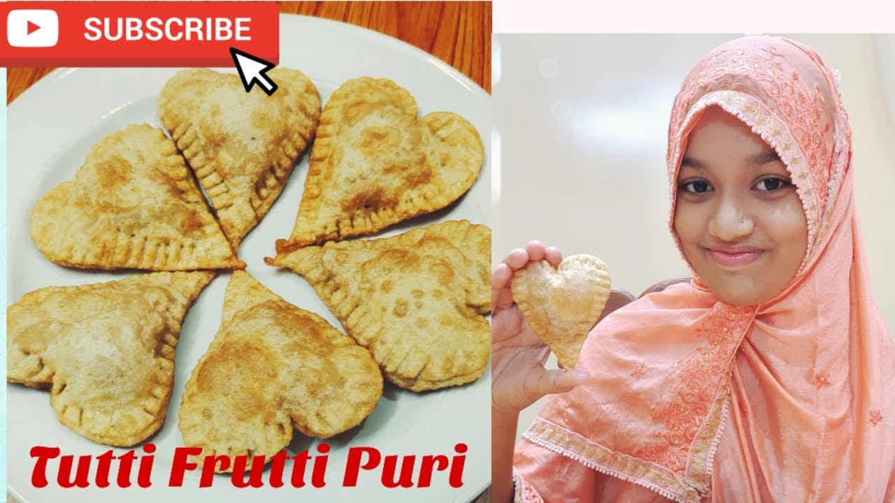 Tutti Frutti Puri New recipe | टूटी फ्रूटी पुरी | न्यू रेसिपी #homemade ...