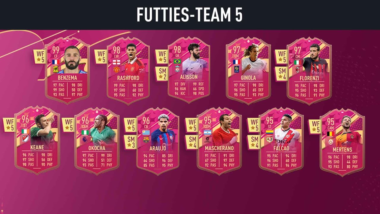 Opening packs for FUTTIES TEAM 5! - FIFA 23 ULTIMATE TEAM FUTTIES LIVE ...