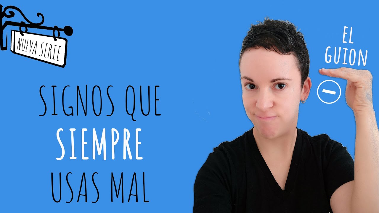 Signos que siempre usas mal: el guion - YouTube