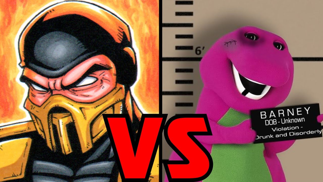 Barney VS Scorpion - YouTube