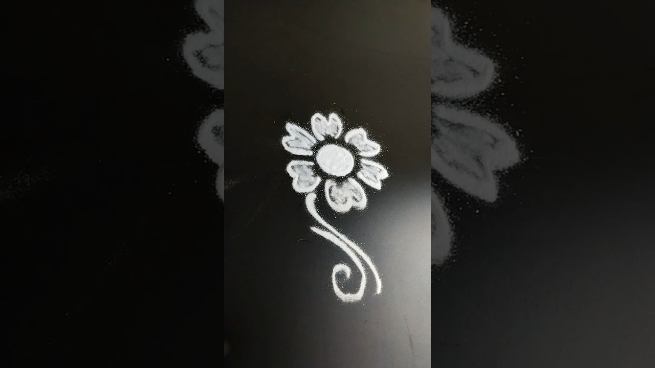 Traditional Rangoli and column designs Muggulu designs - YouTube