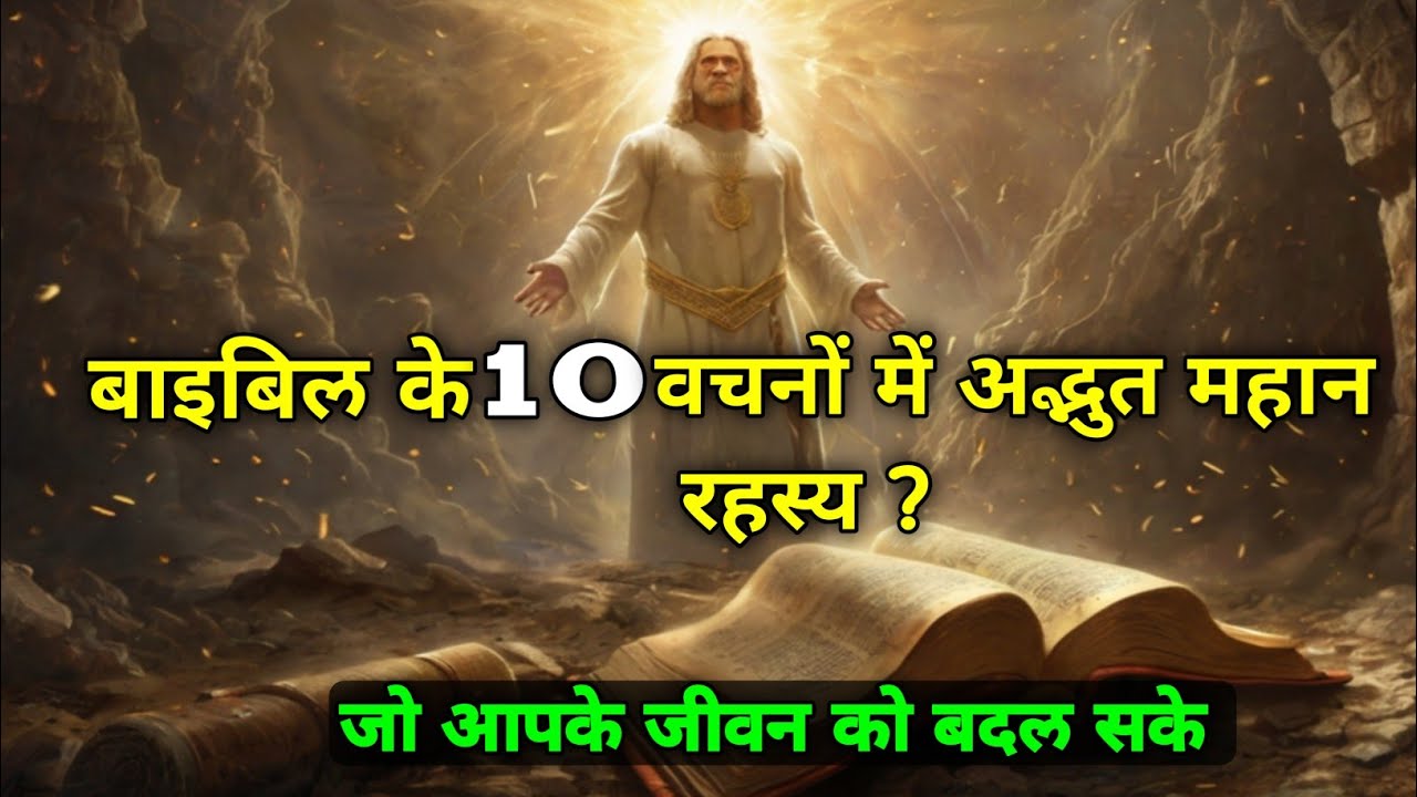 इन 10 बाइबिल के वचनों में छिपा है आत्मिक आर्शीवाद का रहस्य:|Bible ke ...