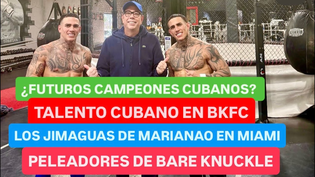 ¿FUTUROS CAMPEONES CUBANOS EN BARE KNUCKLE, BKFC, EN MIAMI? - YouTube