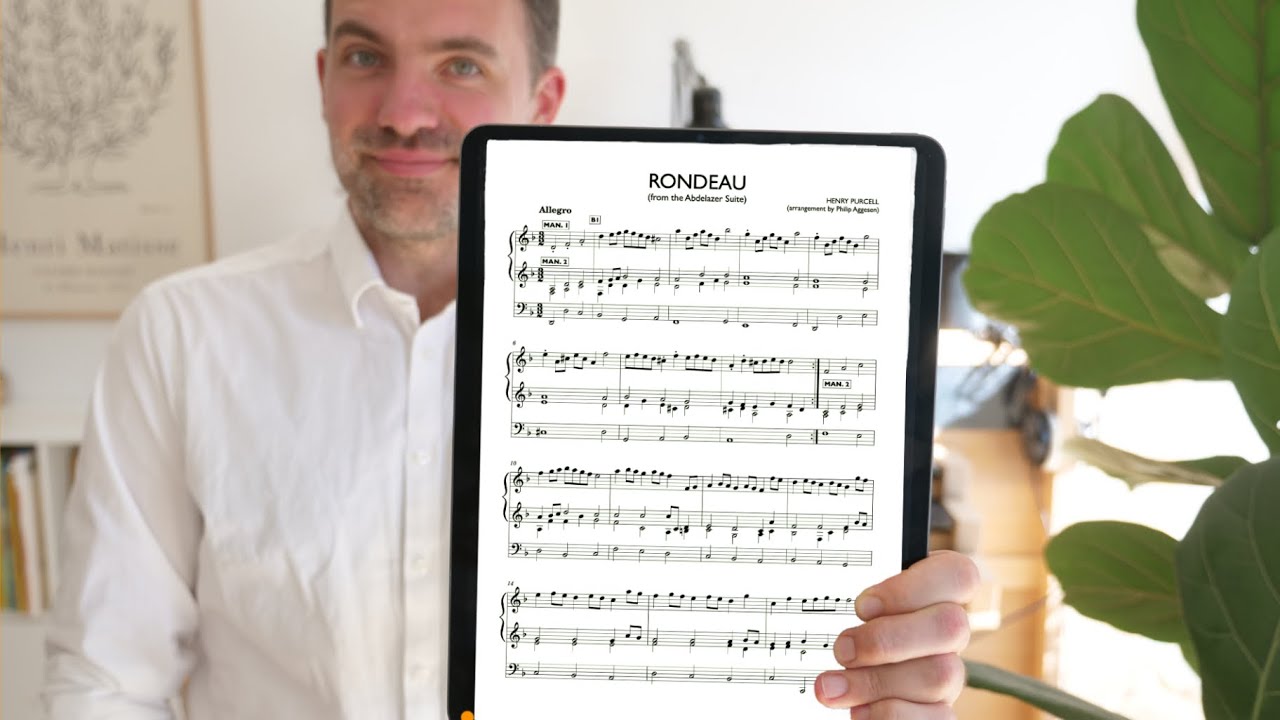 Henry Purcell - RONDEAU from Abdelazer Suite (Organ Arrangement + Sheet ...