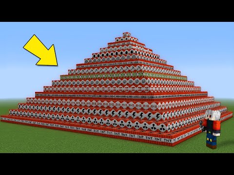 DEV TNT PİRAMİTİNİ PATLATMAK - Minecraft