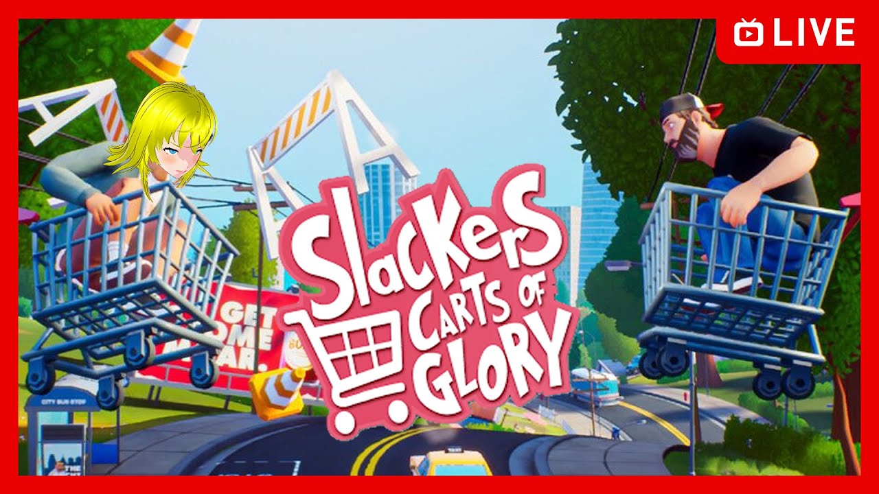 【#Slackers - Carts of Glory】カートで爆走！【#インディーゲーム 】 - YouTube