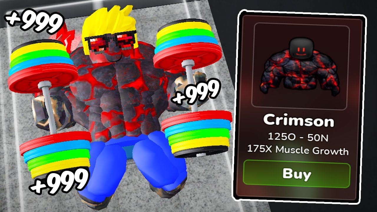 I Unlocked New Divine Gym And Crimson Body Alter In Roblox Gym League ...