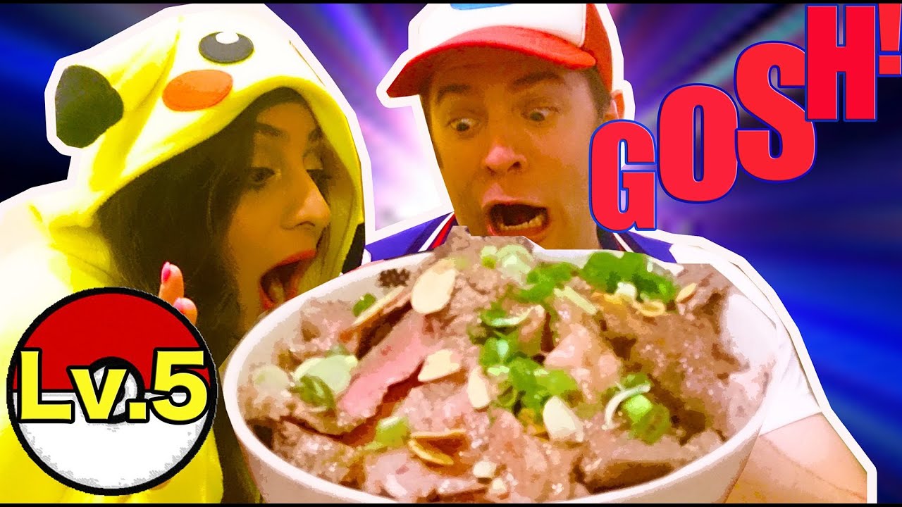 Monster Steak Challenge 【ギカ盛りステーキ丼@原宿】 - YouTube