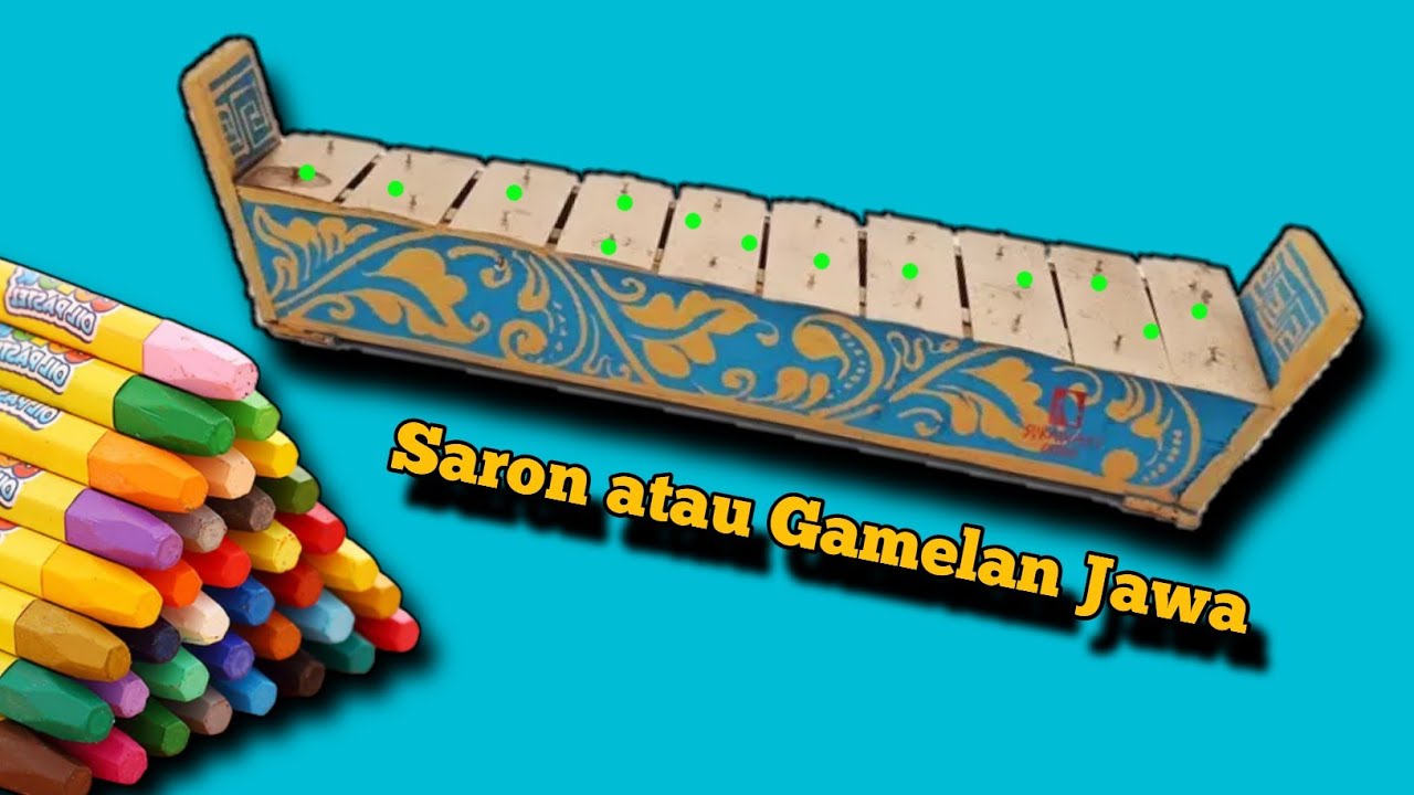CARA MUDAH MENGGAMBAR ALAT MUSIK TRADISIONAL SARON || ALAT MUSIK ...