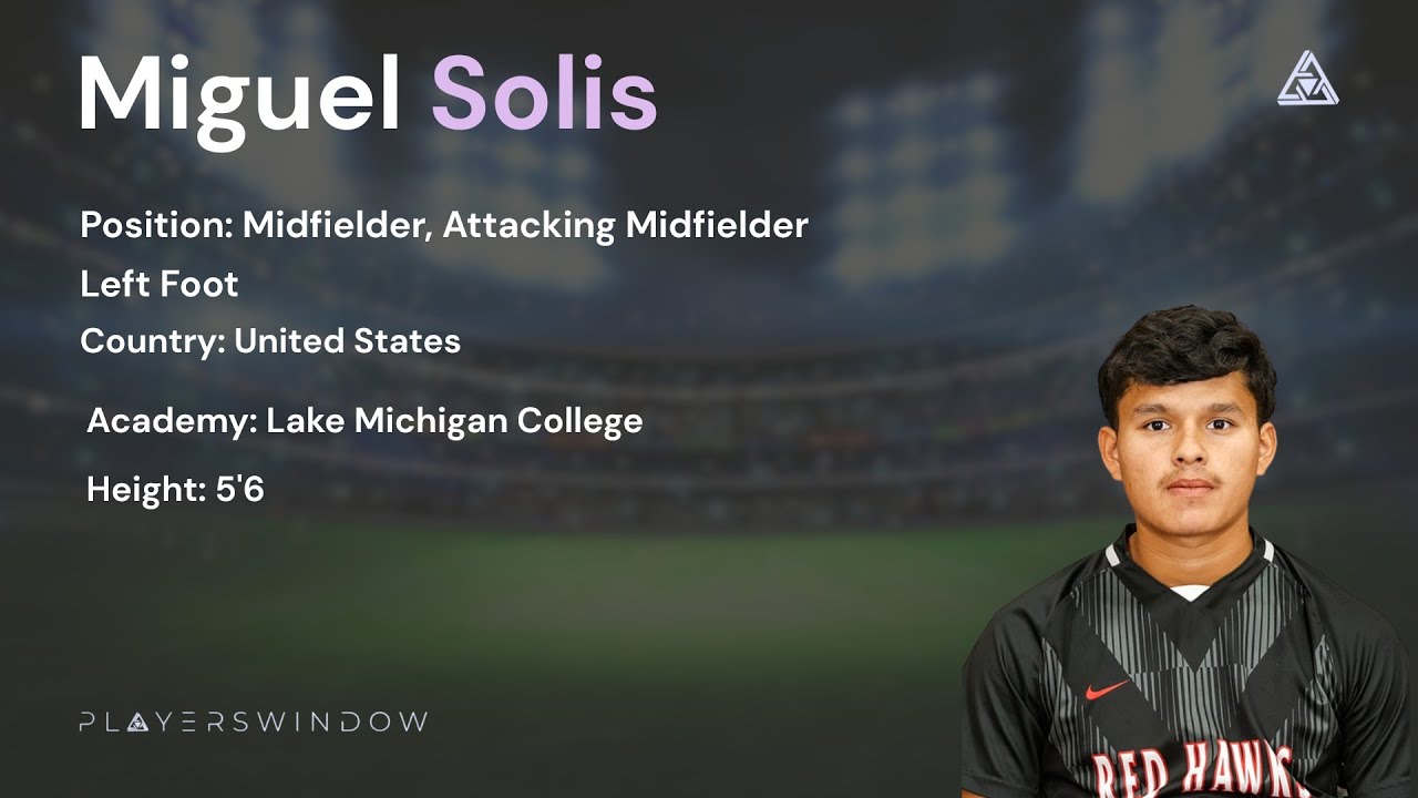 Miguel Solis - Midfielder - Highlights - YouTube