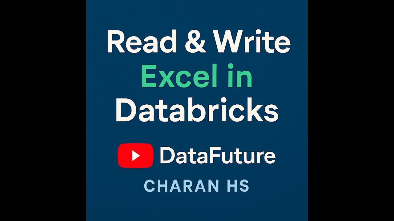 Read and Write Excel files in Spark | Step-by-Step Tutorial | Databricks | PySpark - YouTube