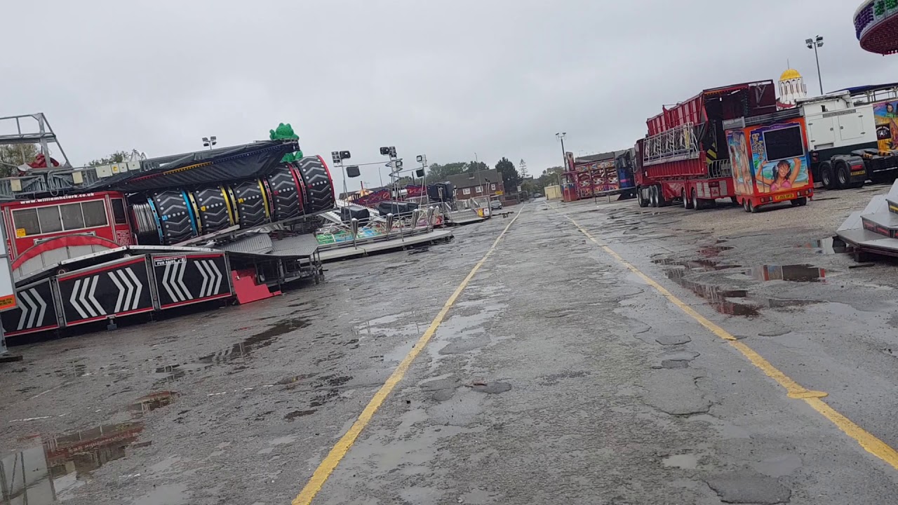 Hull fair set up 2019 - YouTube