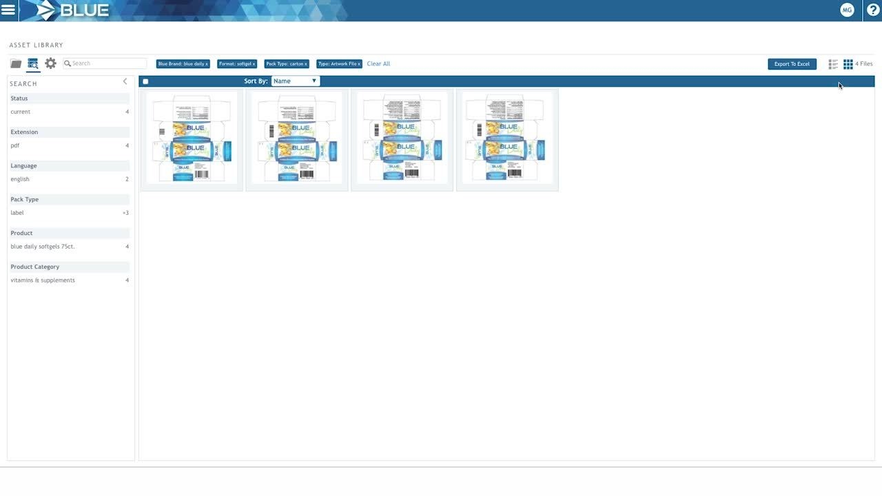 BLUE Software Digital Asset Manager - YouTube