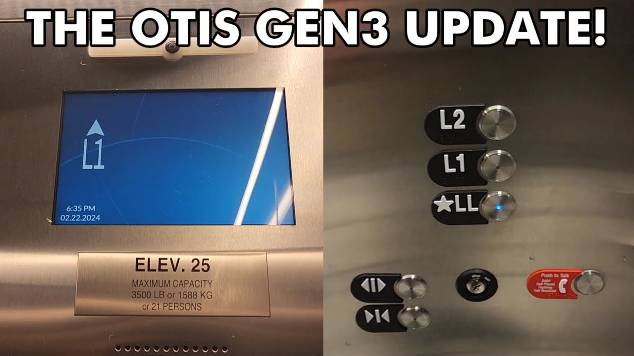 A Few Months Later! Otis Series 2 Gen3 Traction Elevator @ Fashion ...
