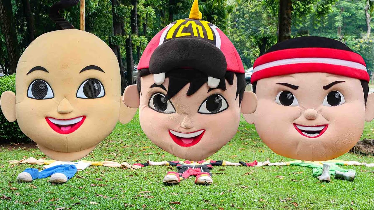 DRAMA MENEMUKAN KOSTUM BADUT!!! BADUT IPIN MENCARI KEPALA BADUT - YouTube