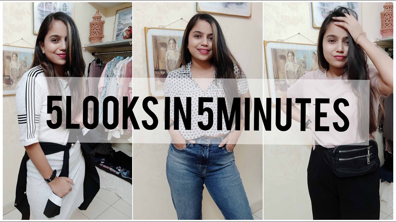 5 Looks in 5 Minutes | Purva Chouhan - YouTube