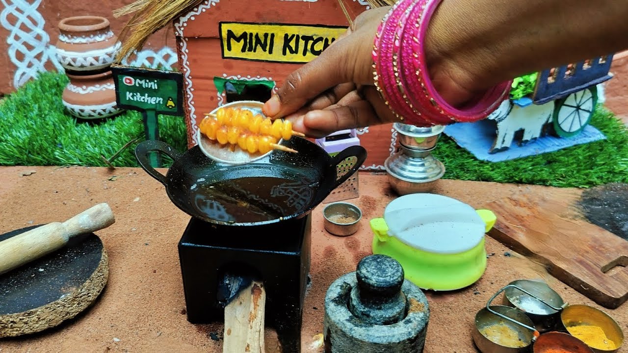 Sweet Corn Grill | Mini Kitchen| SweetCorn Mini Food Corn - YouTube