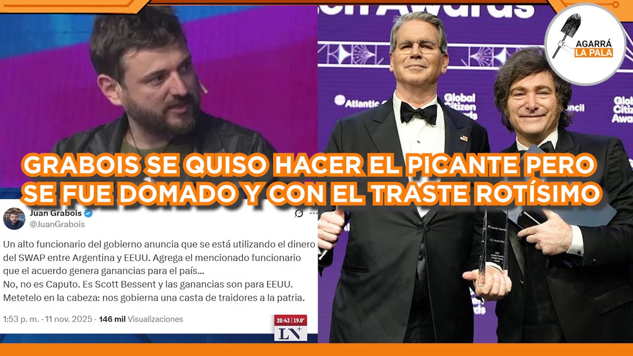 GRABOIS SE QUISO HACER EL PICANTE PERO SE FUE CON EL TRASTE ROTO POR ...