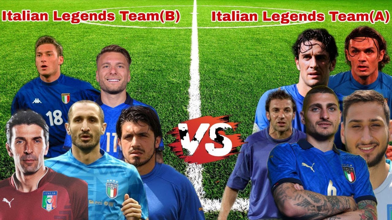 ITALIAN FOOTBALL LEGENDS 😍 - YouTube
