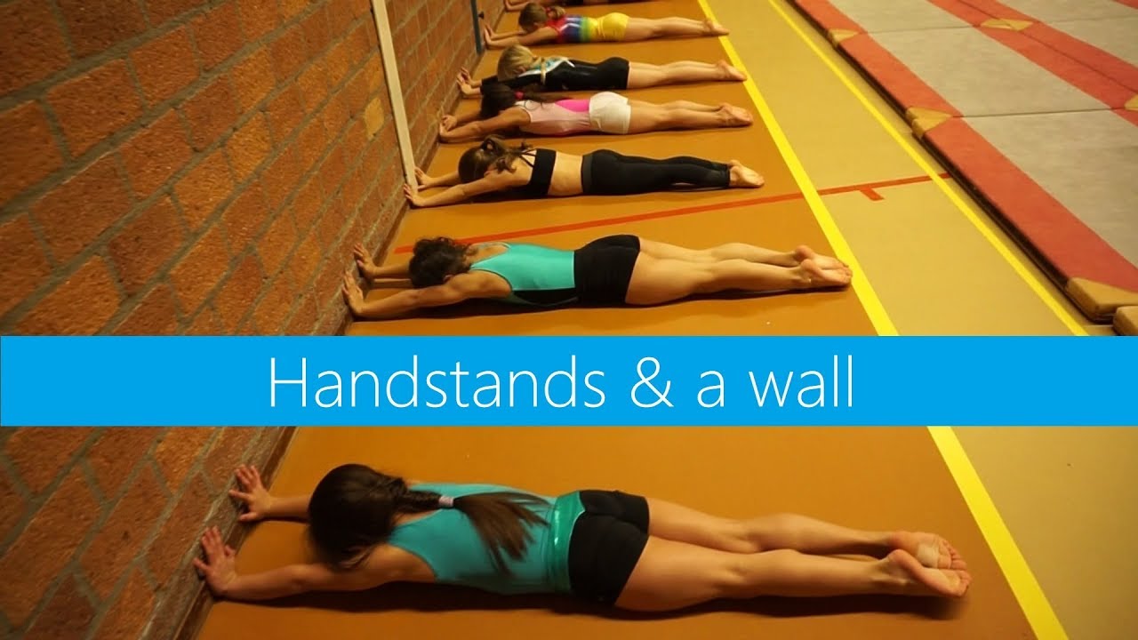 Handstands & a wall - YouTube
