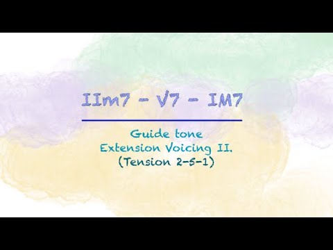 [2-5-1] Guide Tone Extension (Kor.) 가이드톤 익스텐션 II. Major & Minor - YouTube
