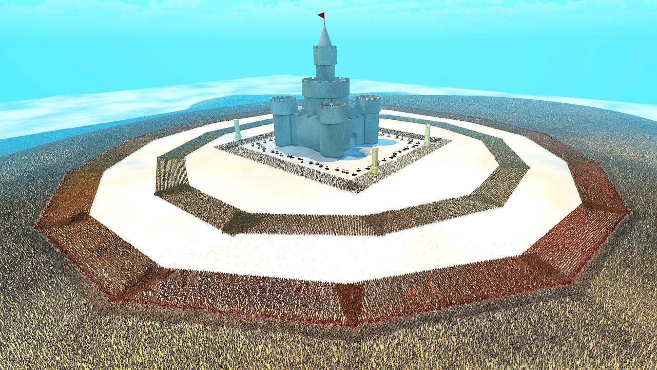 6,000,000 Zombies attack Roman Army SHIELD WALL FORTRESS! - Ultimate ...