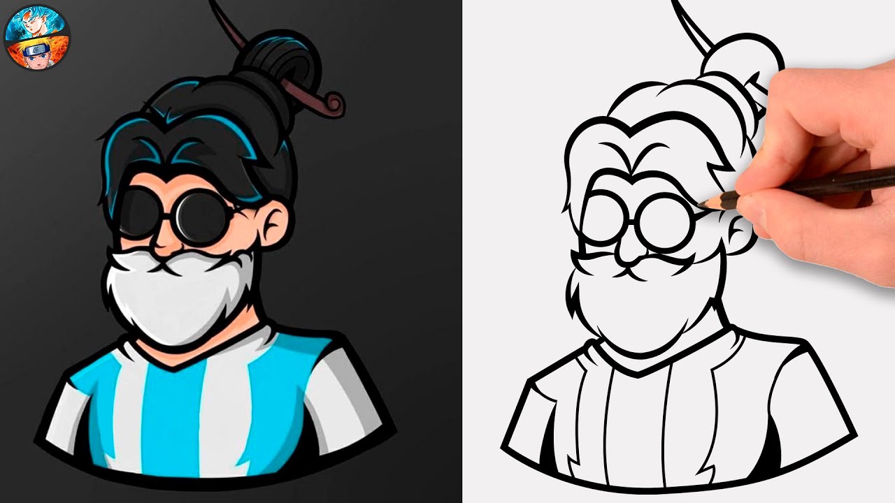 COMO DESENHAR CARTOON DE FREE FIRE SKIN #33 DESENHANDO DESENHOS DE FREE ...
