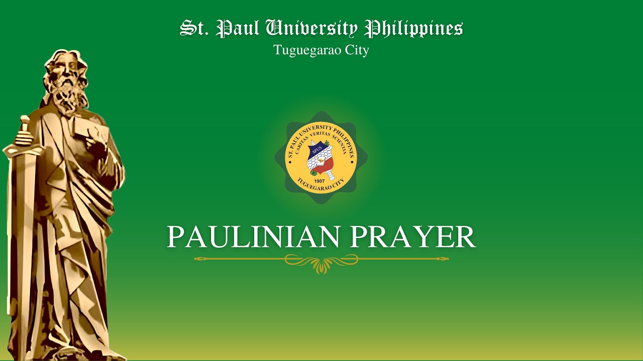 PAULINIAN PRAYER - YouTube
