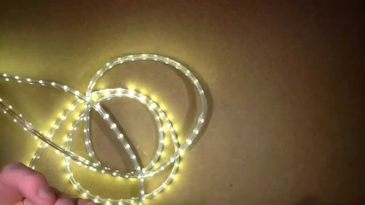 Flat, mains voltage LED tape. - YouTube