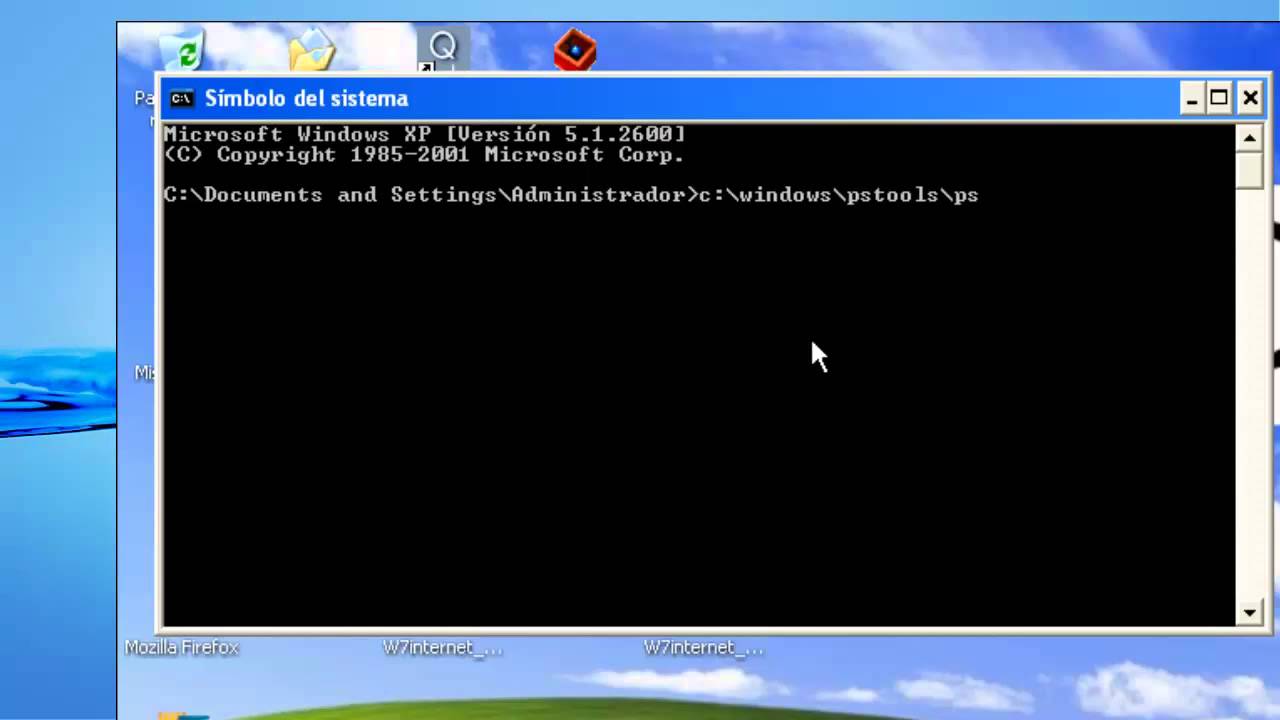 Pstools Introducción a estas herramientas de Windows (II) - YouTube