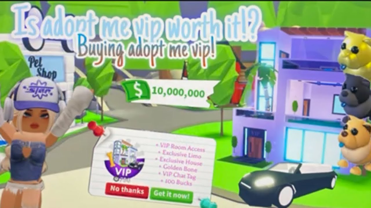 Buying adopt me vip! Is it worth it!? Watch till the end to find out! # ...