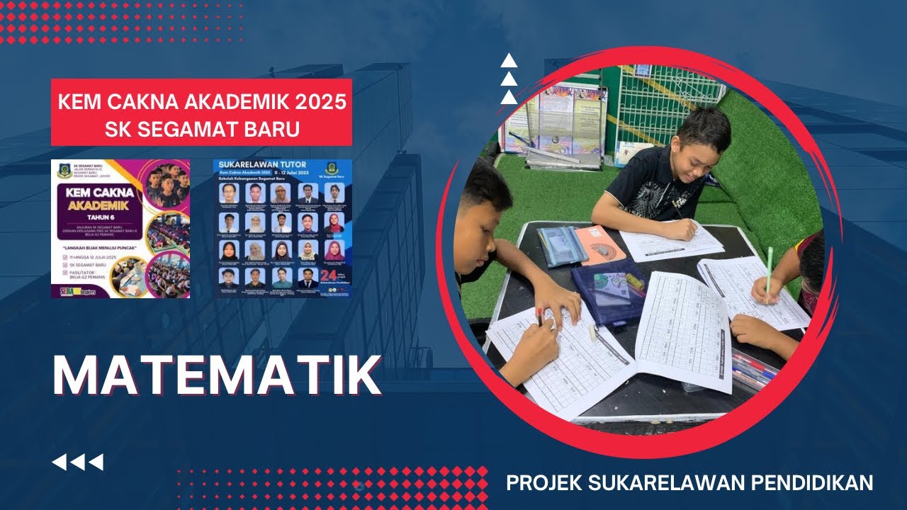 [2,900] Matematik - Kem Cakna Akademik SK Segamat Baru 2025 - YouTube