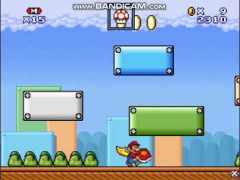 Super Mario Advance 4 in Super Mario Flash 3 - Grass Land - World 1-3 ...