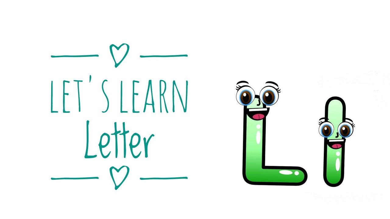 Let's learn the letter "L,l", its formation and phonic sound - YouTube