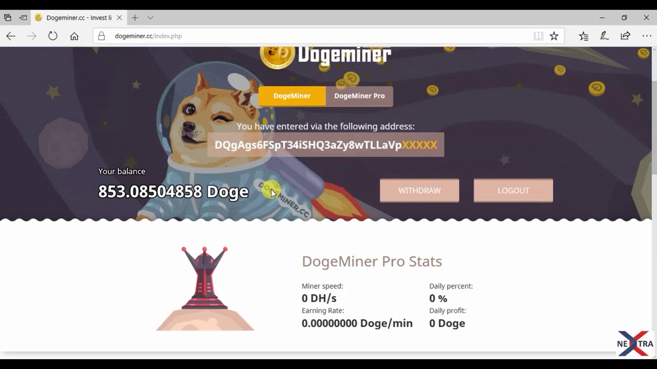 Earn Online Doge Coins by Cloud Mining | Dogeminer.cc | Free Doge Coin ...