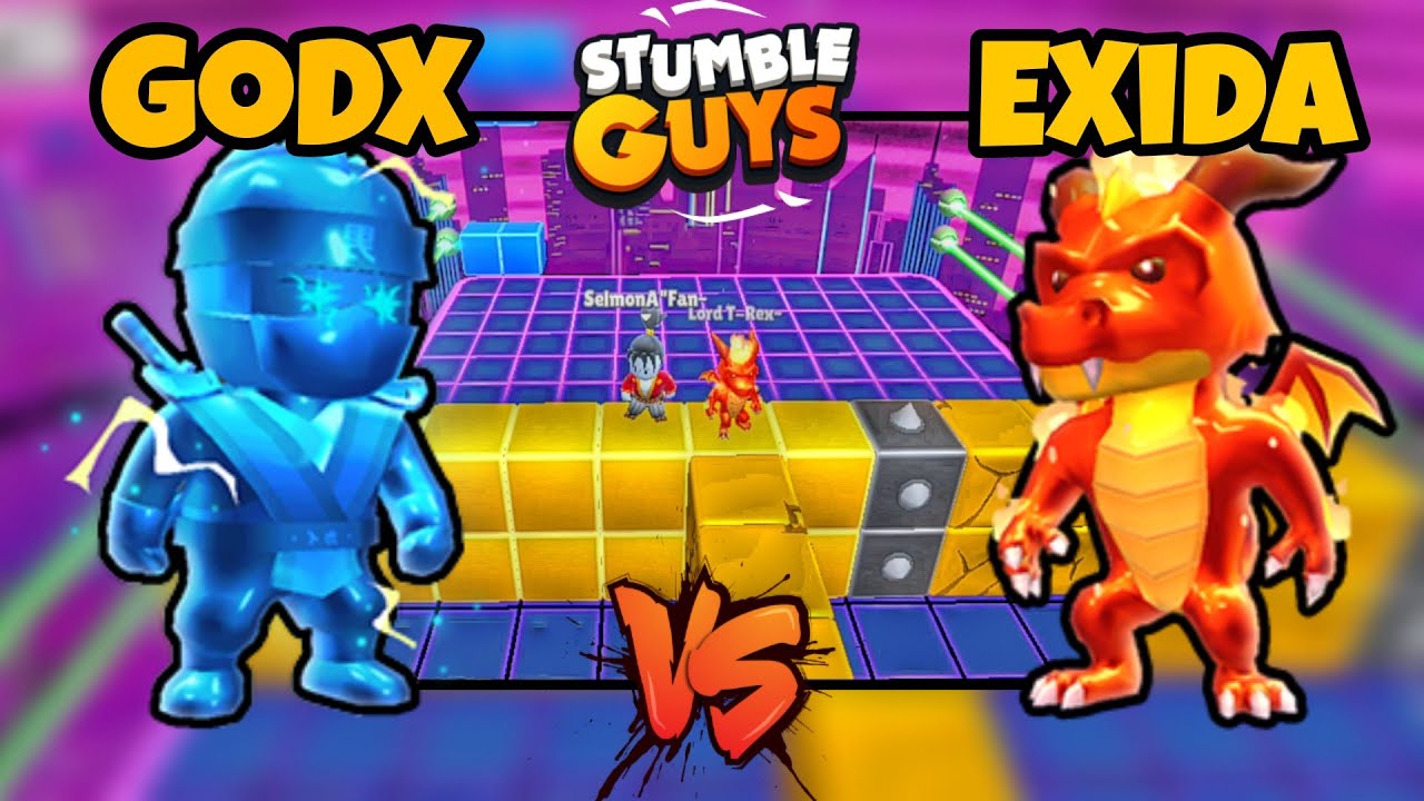 Exida VS GodX | FIGHT FOR THE BEST🔥| Stumble Guys - YouTube