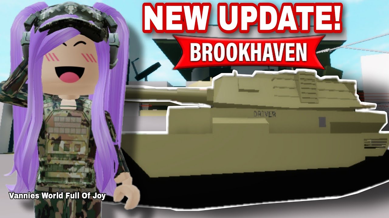 NEW TANK UPDATE OUT NOW IN BROOKHAVEN 🏡RP 😱🤯 || ROBLOX BROOKHAVEN 🏡RP ...