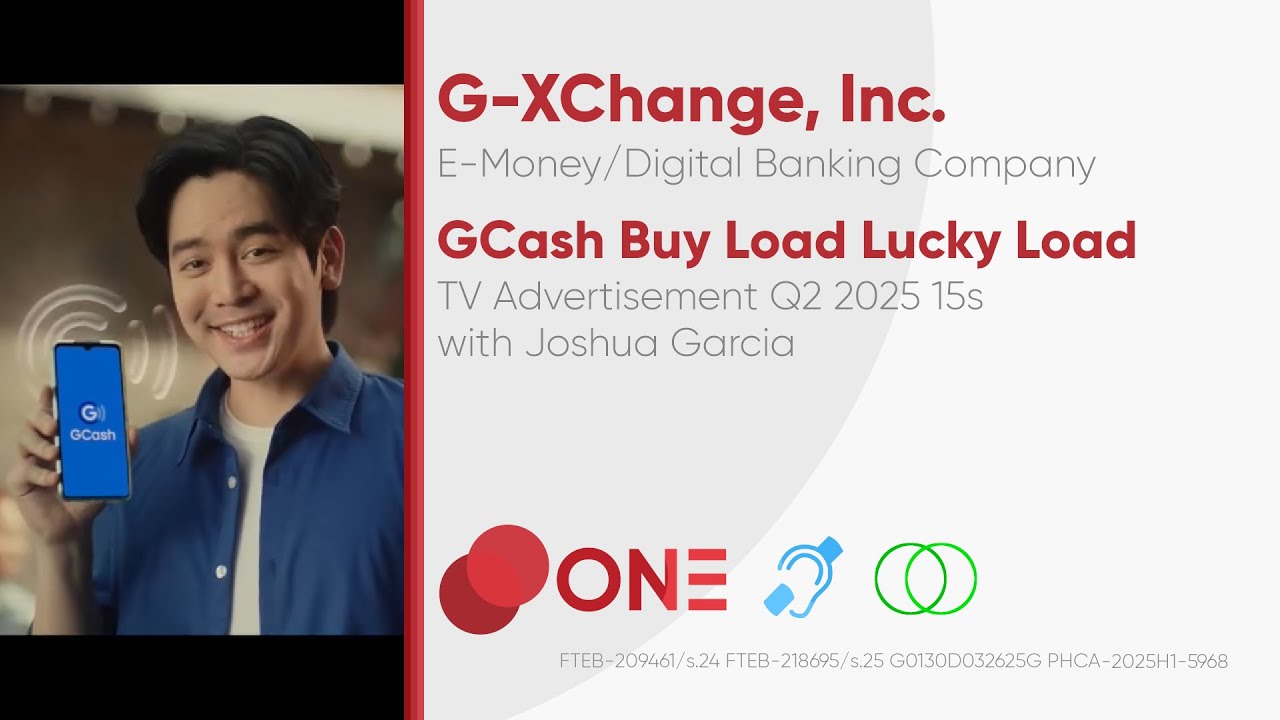GCash Buy Load Lucky Load Promo TV Ad Q2 2025 15s with Joshua Garcia ...