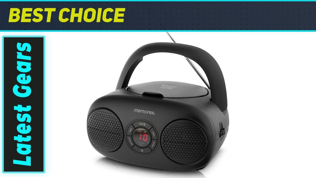 Memorex CD Player: The Ultimate Portable Stereo Experience - YouTube