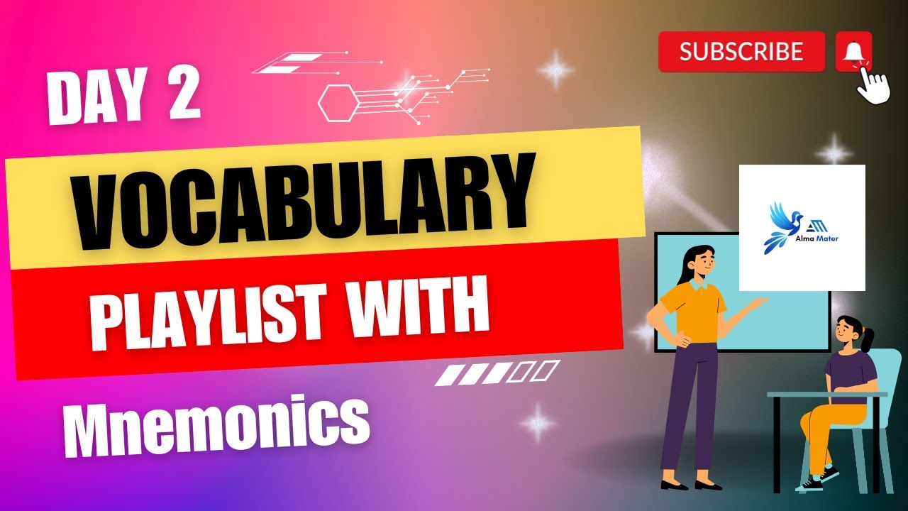 Day 2 | Vocabulary Playlist | Vocabulary for CSS | GK | Alma Mater111 ...