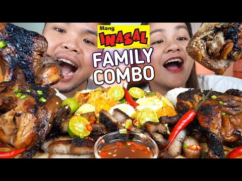 MANG INASAL FAMILY COMBO MUKBANG - YouTube