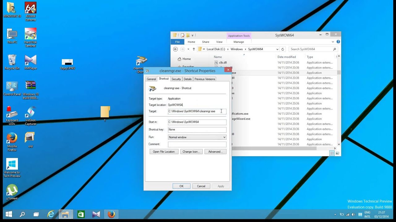 Windows 10 build 9888 fix slow openning disk cleanup - YouTube