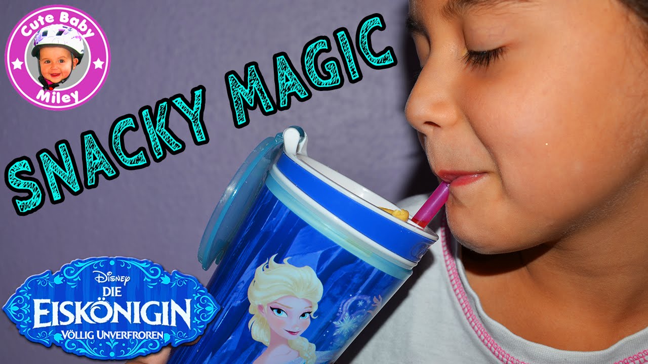 Snacky magic kids Eiskönigin Elsa - Snack und Drink Becher in einem to ...