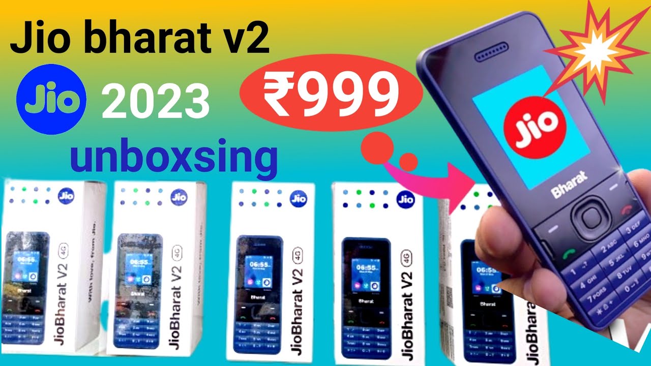Jio bharat v2 4G full review👌unboxsing | jio bharat v2 unboxsing | new ...