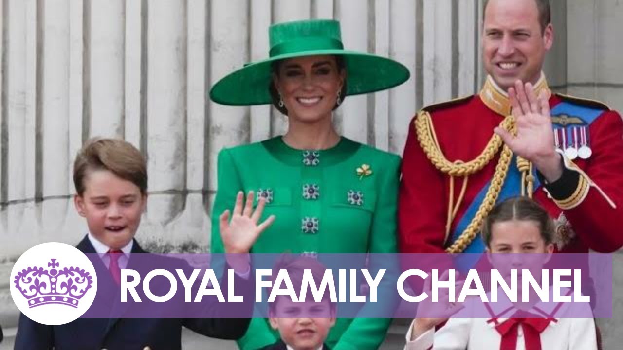 Princess Kate's Iconic Trooping the Colour Outfits - YouTube