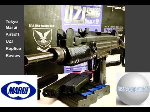 Tokyo Marui UZI Airsoft AEG Replica Review| #tokyomarui #uzi #airsoft - YouTube